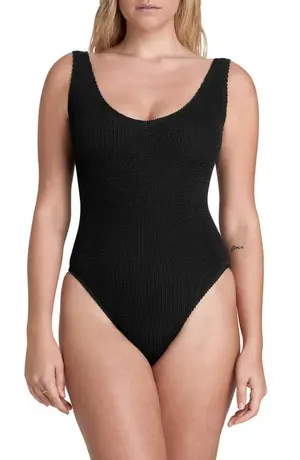Bond Eye Bound The Mara One-piece Swimsuit - Black Eco
