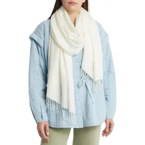 NORDSTROM Tissue Weight Wool & Cashmere Scarf
