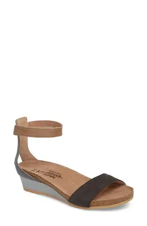 Naot Pixie Sandal - Black Suede