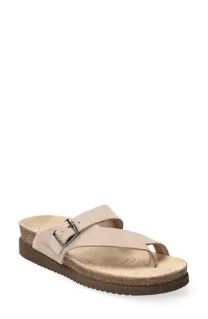 Mephisto Helen Toe-loop Sandal - Lt Sand 62812