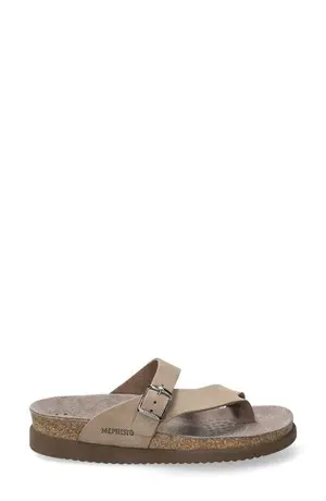 Mephisto Helen Toe-loop Sandal - Warm Grey