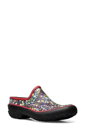 Bogs Waterproof Patch Clog - Red Multi