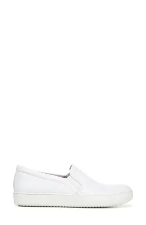 Naturalizer Marianne Slip-on Sneakers - White Perforated Leather