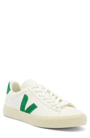 VEJA Campo Sneaker - Extra-white/emeraude