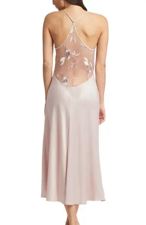 Rya Collection Embroidered Long Chemise