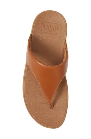 Fitflop Lulu Flip-flop - Light Tan Leather