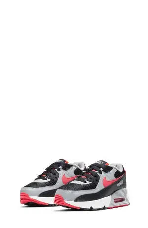 Nike Air Max 90 Sneakers - Black/ Red/ White/ Grey