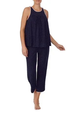 Kate Spade New York KATE SPADE NEW YORK Jersey Pajama Set Navy/ Prt