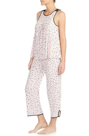 Kate Spade New York Jersey Pajama Set - Pink Dot