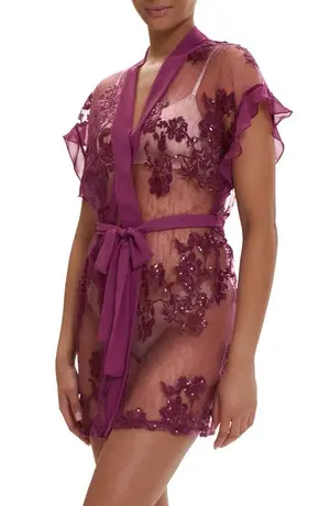 Rya Collection Charming Lace Wrap Berry