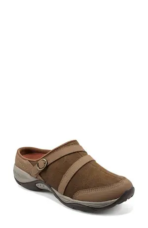 Easy Spirit Equinox Clog - Light Brown Suede
