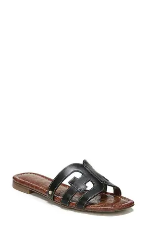 Sam Edelman Bay Cutout Slide Sandal - Black