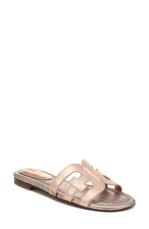 Sam Edelman Bay Cutout Slide Sandal Rose Gold Se