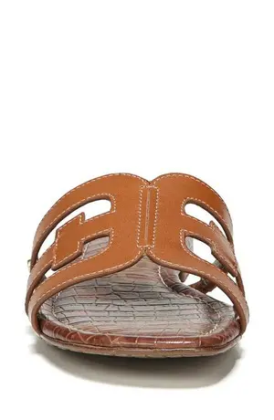 Sam Edelman Bay Cutout Slide Sandal - Saddle Se