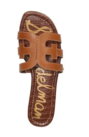 Sam Edelman Bay Cutout Slide Sandal - Saddle Se