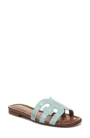 Sam Edelman Bay Cutout Slide Sandal Seafoam Blue