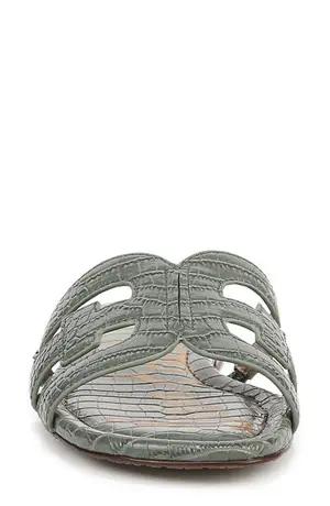 Sam Edelman Bay Cutout Slide Sandal - Washed Olive