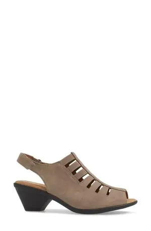 COMFORTIVA Faye Sandals - Grey Nubuck Leather