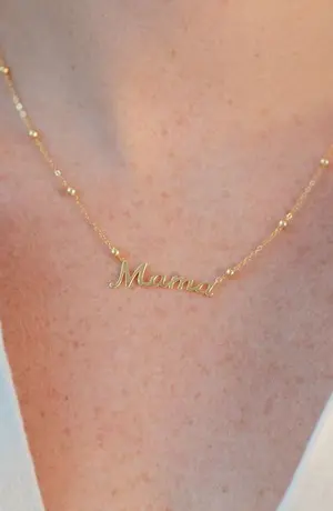 Argento Vivo Mama Pendant Necklace