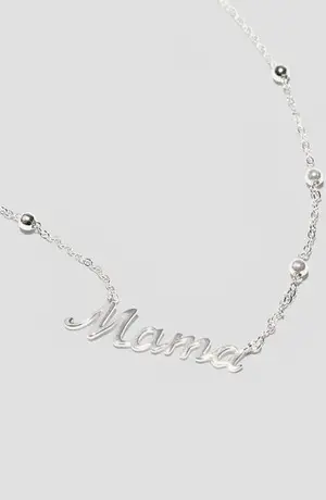 Argento Vivo Mama Pendant Necklace