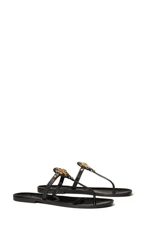 Tory Burch Tory Burch Mini Miller Jelly Thong Sandal Black