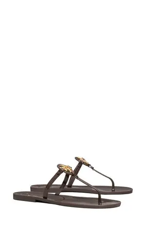 Tory Burch Tory Burch Mini Miller Jelly Thong Sandal Coco/ Gold