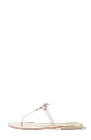 Tory Burch Mini Miller Jelly Thong Sandal - Grey