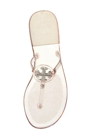 Tory Burch Mini Miller Jelly Thong Sandal - Grey