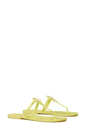 Tory Burch Tory Burch Mini Miller Jelly Thong Sandal Yellow Pear