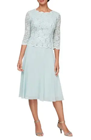 Alex Evenings Boatneck Cocktail Dresses