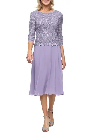 Alex Evenings Layered Cocktail Dresses