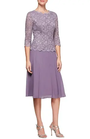 Alex Evenings Sequined Cocktail Dresses