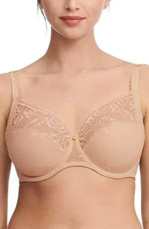 Chantelle Every Curve Full Coverage Underwire Bra Beige Blush