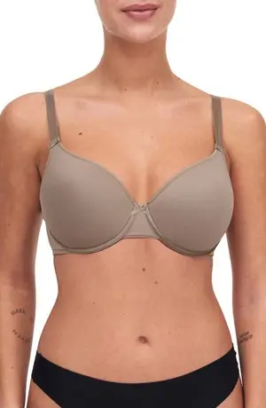 Chantelle Basic Invisible Smooth Support T-Shirt Bra Hazelnut