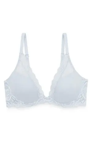 Natori Feathers Plunge T-shirt Basics Bra - Frosted Sky