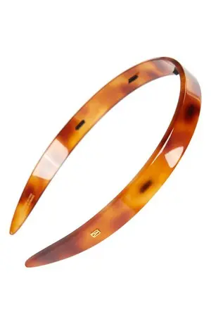Alexandre De Paris Large Headband - Tortoise