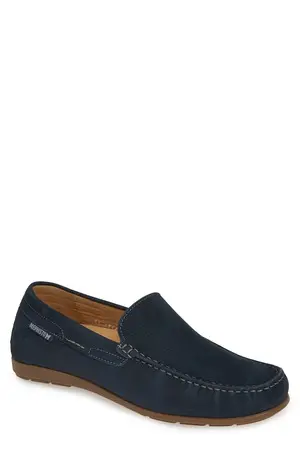 Mephisto Algoras Slip-on - Navy Suede