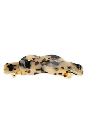 Alexandre De Paris Knotty Barrette Albinos