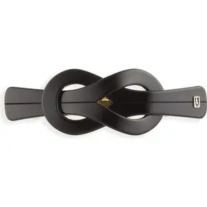 Alexandre De Paris Knotty Barrette - Black
