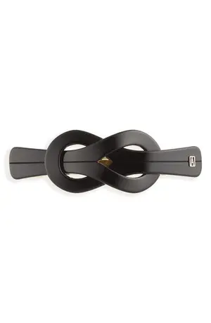 Alexandre De Paris Knotty Barrette - Black