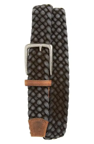 Torino Torino Woven Cotton Belt Black