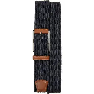 Torino Woven Cotton Belt - Navy