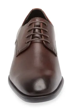 Nordstrom Dax Plain Toe Derby - Brown Dark