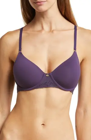 Natori Natori Bliss Perfection Comfort T-Shirt Bra Blackberry