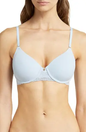 Natori Natori Bliss Perfection Comfort T-Shirt Bra Blue Mist