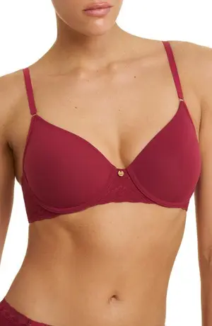 Natori Natori Bliss Perfection Comfort T-Shirt Bra Deep Rouge