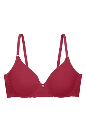 Natori Bliss Perfection Comfort T-shirt Bra - Deep Rouge
