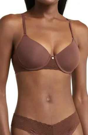 Natori Natori Bliss Perfection Comfort T-Shirt Bra Java