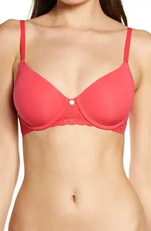 Natori Natori Bliss Perfection Comfort T-Shirt Bra Sunset Coral