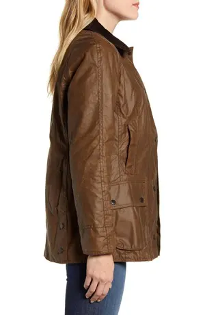 Barbour Beadnell Waxed Cotton Jacket - Brown